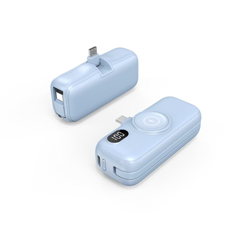 Best OEM PB921 Mini Watch Wireless Charging Built-in Cable 5000mAh ...